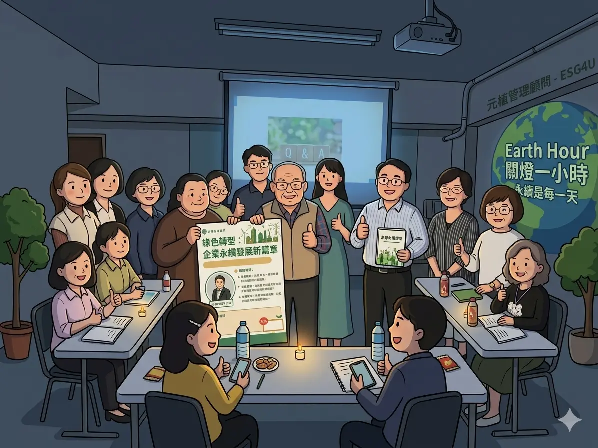 【元植行動】Earth Hour 是一小時，永續是每一天 | esg4u